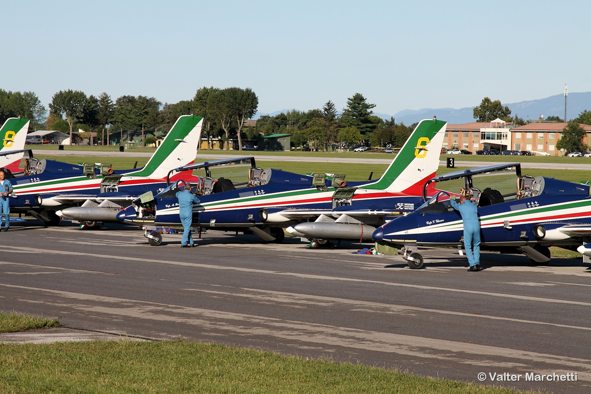 MILAVIA Air Shows - Frecce Tricolori 55th Anniversary Air Show - Rivolto