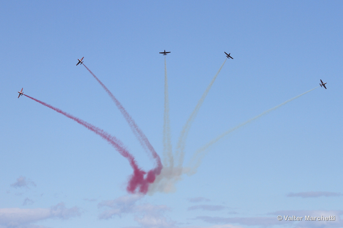 MILAVIA Air Shows - Frecce Tricolori 55th Anniversary Air Show - Rivolto