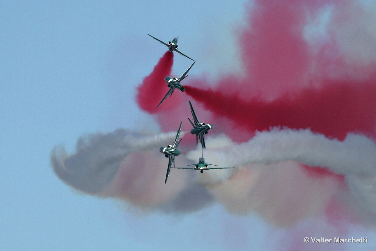 MILAVIA Air Shows - Frecce Tricolori 55th Anniversary Air Show - Rivolto