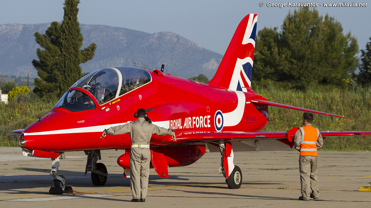 Springhawk 2016 - Red Arrows overseas training at Tanagra Air Base ...
