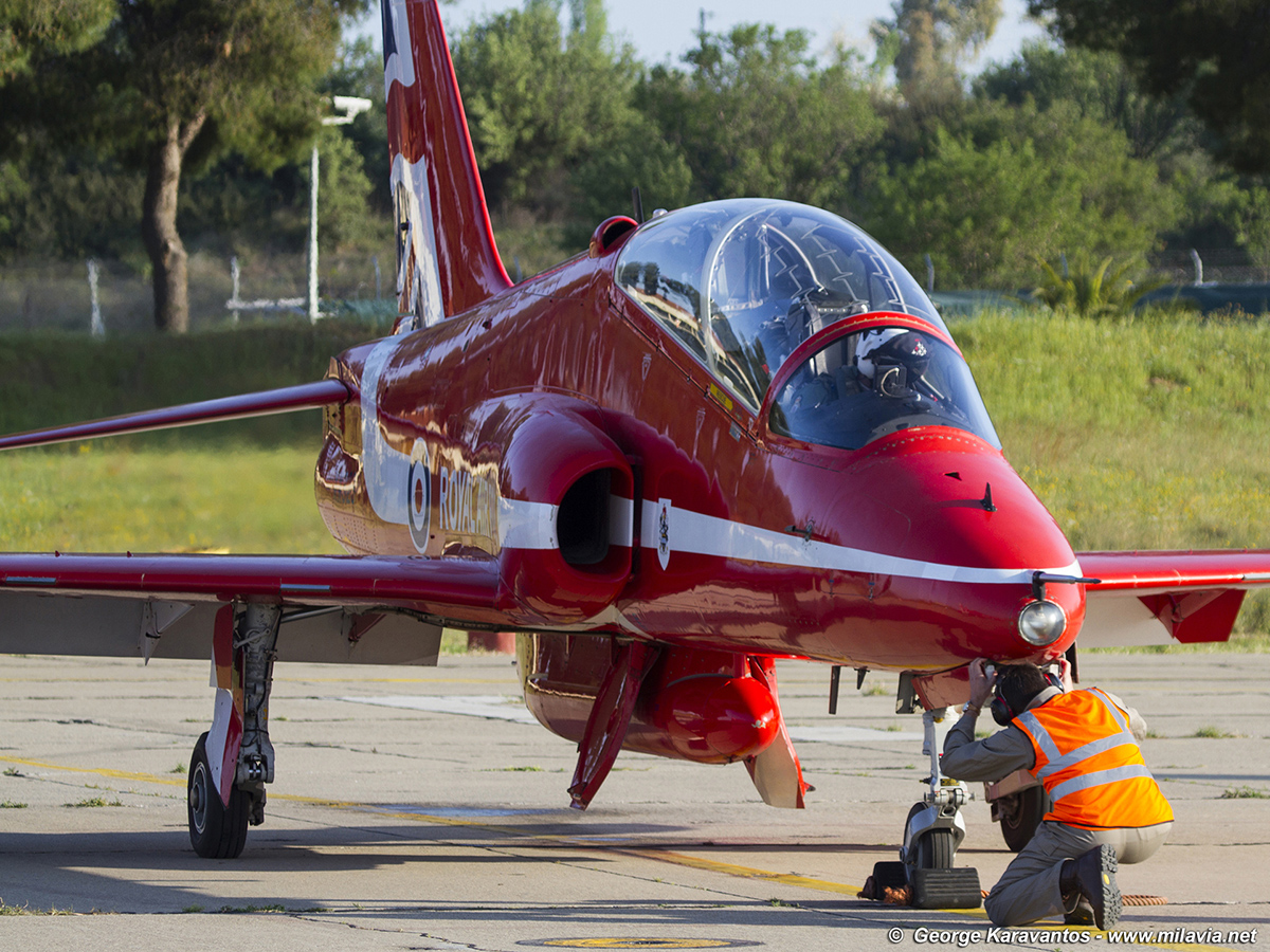 Springhawk 2016 - Red Arrows overseas training at Tanagra Air Base ...