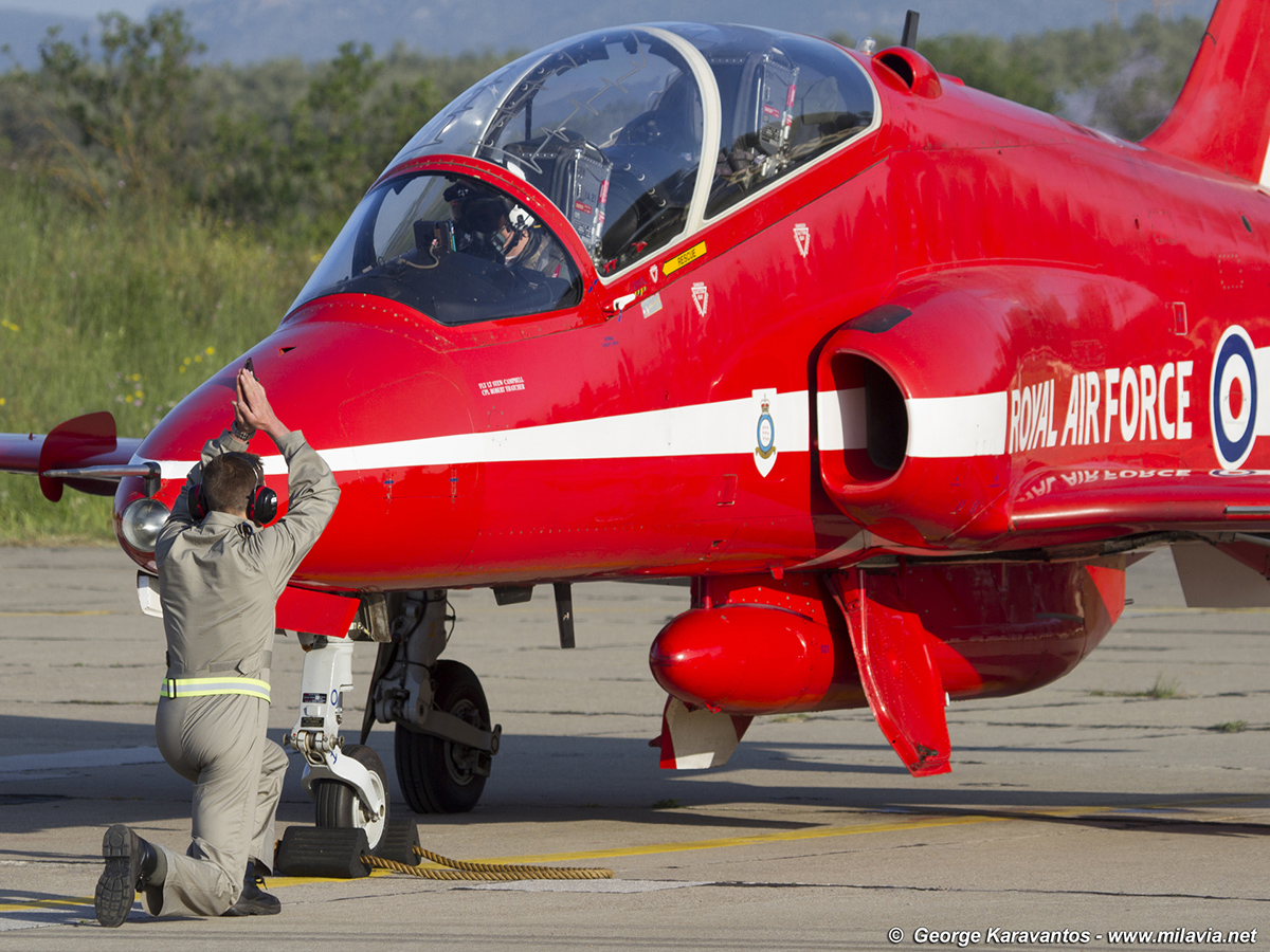 Springhawk 2016 - Red Arrows overseas training at Tanagra Air Base ...
