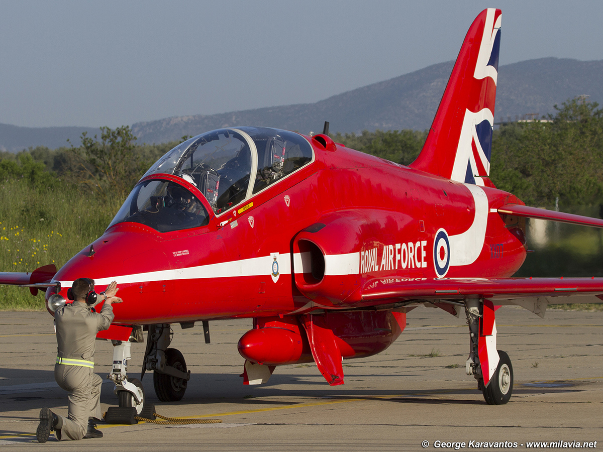 Springhawk 2016 - Red Arrows overseas training at Tanagra Air Base ...