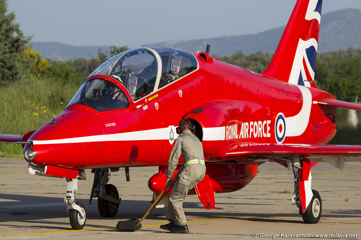 Springhawk 2016 - Red Arrows overseas training at Tanagra Air Base ...