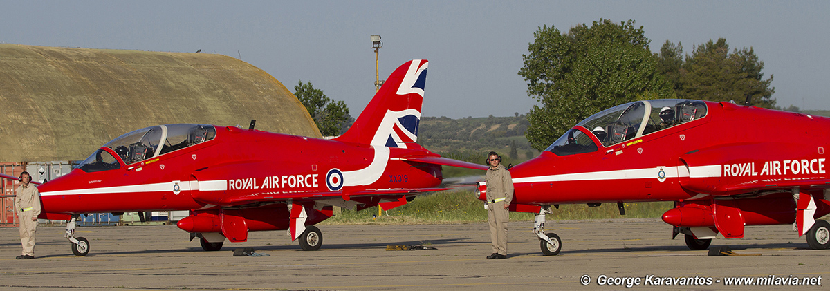 Springhawk 2016 - Red Arrows overseas training at Tanagra Air Base ...
