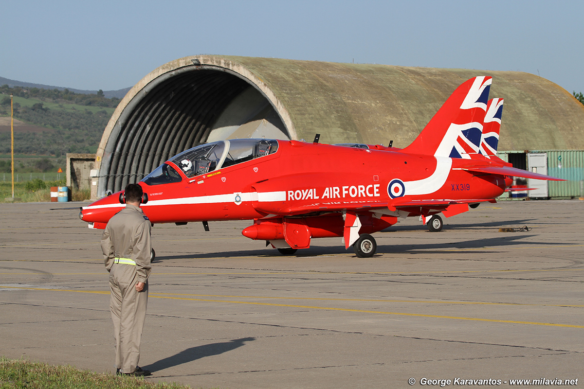 Springhawk 2016 - Red Arrows overseas training at Tanagra Air Base ...