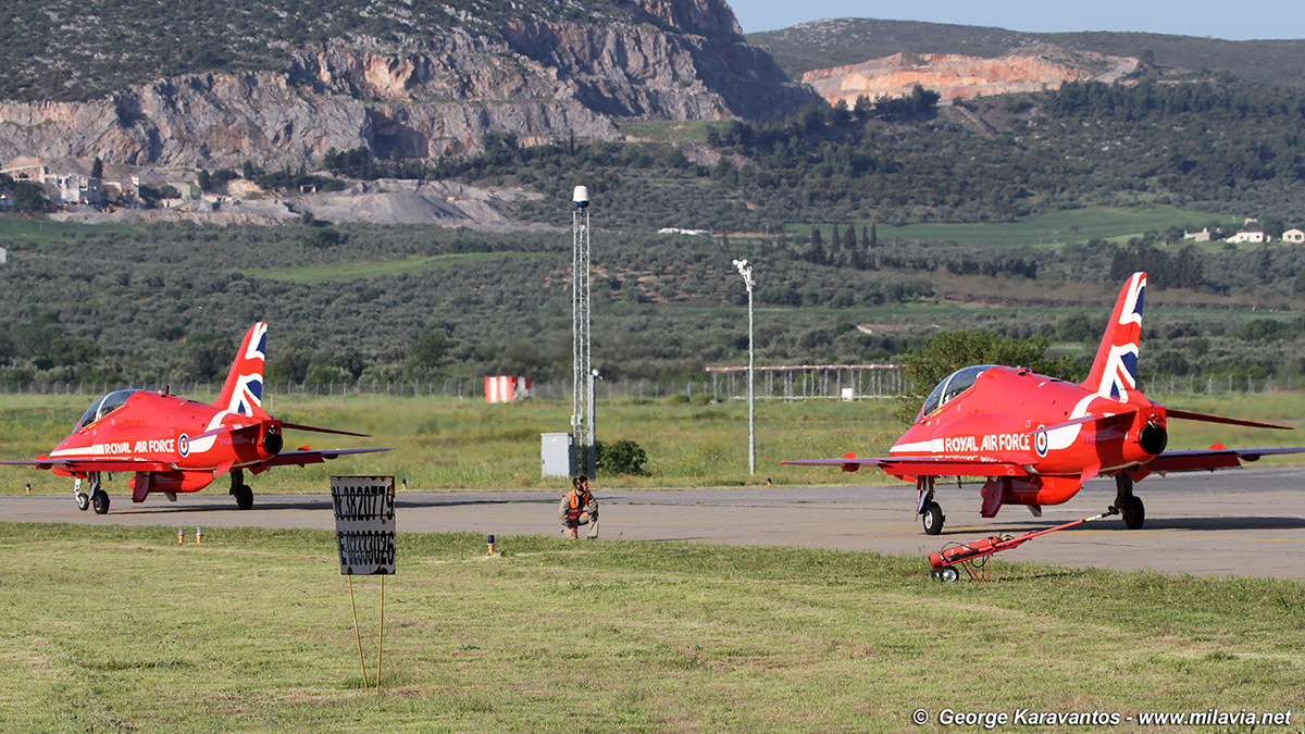 Springhawk 2016 - Red Arrows overseas training at Tanagra Air Base ...