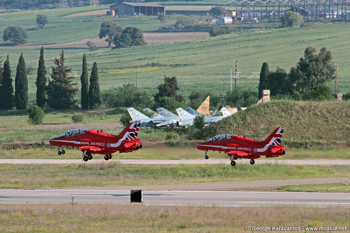 Springhawk 2016 - Red Arrows overseas training at Tanagra Air Base ...